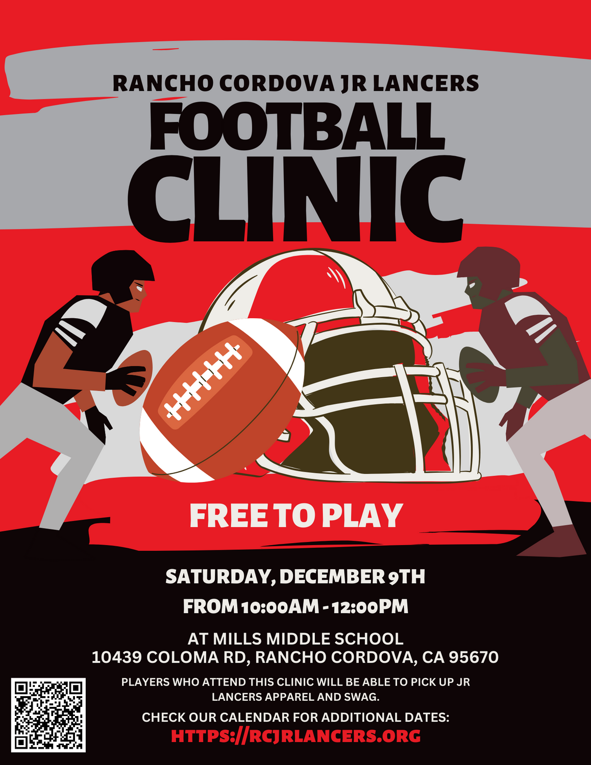 Rancho Cordova Jr Lancers Football and Cheer