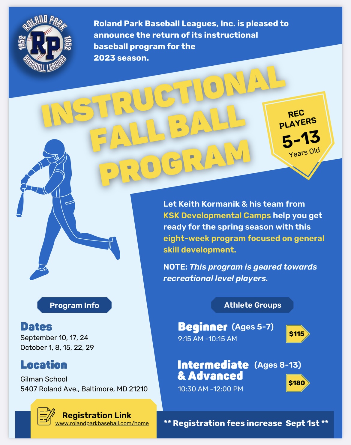 Roland Park Baseball Leagues