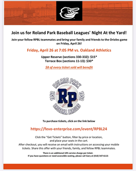 Roland Park Baseball Leagues