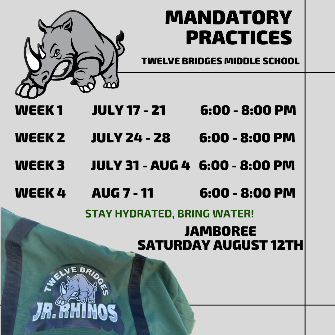 Twelve Bridges Jr Rhinos