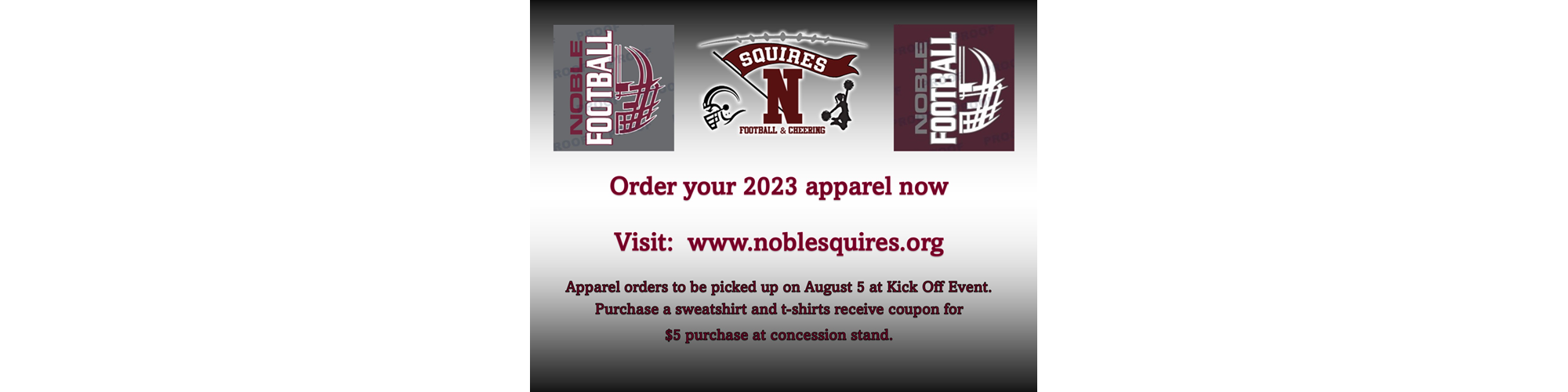 Noble Squires Football and Cheer