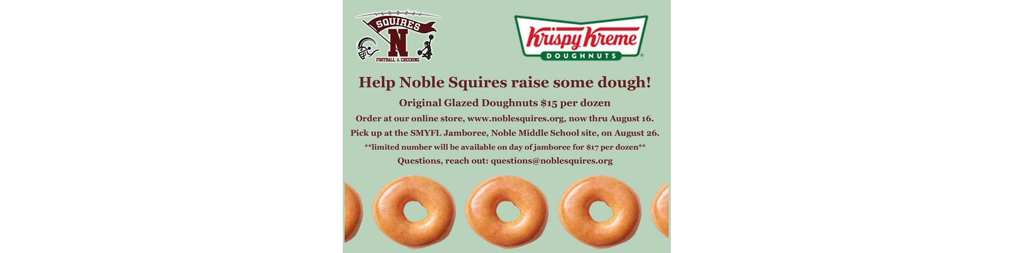 Noble Squires Football and Cheer