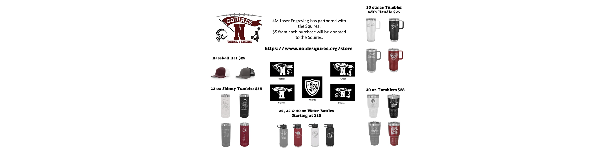 Noble Squires Football and Cheer